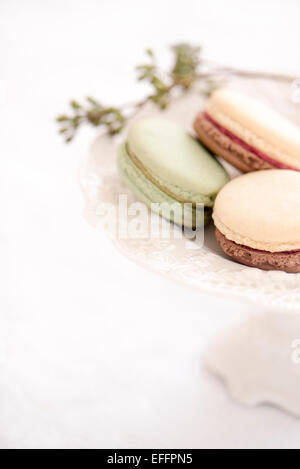 french cookies macaroons Stock Photo - Alamy