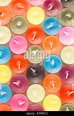a colourful tealight Stock Photo - Alamy