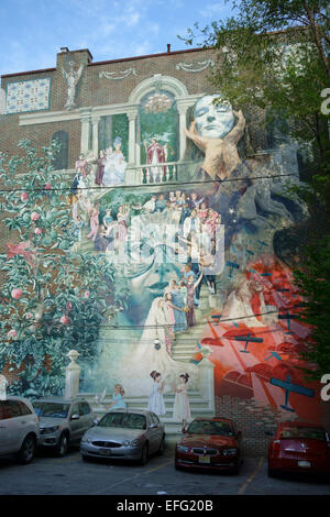 A mural in Philadelphia Stock Photo - Alamy
