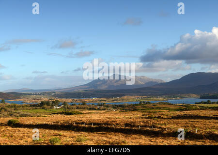 Tooreen bog along N59 road scenic scenery clifden connemara galway ...