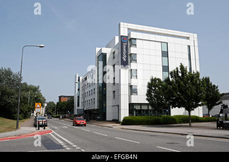 Travelodge Hotel in cardiff Bay - United Kingdom Stock Photo - Alamy
