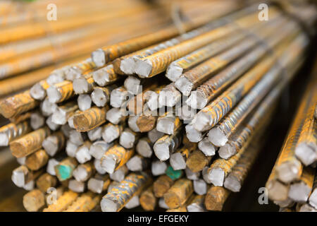 A bundle of rebar Stock Photo - Alamy