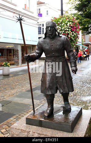 Bronze statue of a Viking, Stavanger City, Western Fjords, Norway ...