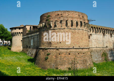 Italy, Emilia Romagna, Forlì. Rocca di Ravaldino, Castle Stock Photo ...