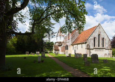 chilbolton village hampshire england uk Stock Photo - Alamy