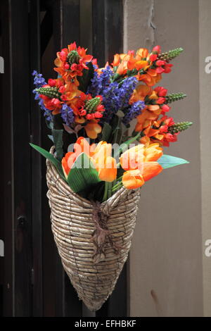 Cornucopia of flowers Stock Photo - Alamy