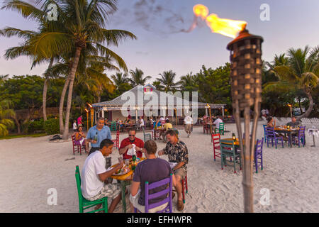 Dinner in restaurant Morada Bay, Islamorada, Florida Keys, Florida, USA ...