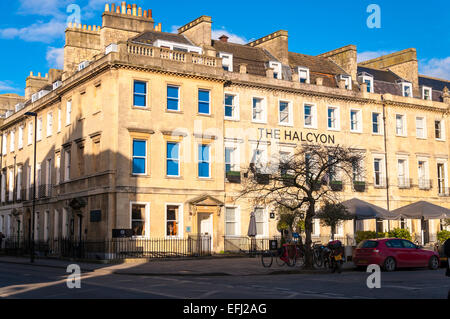 South Parade Bath England, The Halcyon hotel Georgian terrace building ...