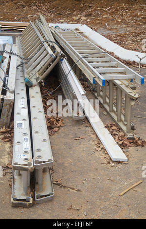 Blueprints and construction materials Stock Photo - Alamy