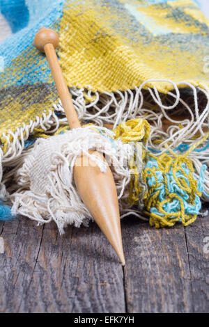 Tapestry close up with spool Stock Photo - Alamy
