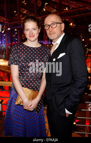 Peter Lohmeyer and daughter Lola Klamroth attending the 'Nadie Quiere ...