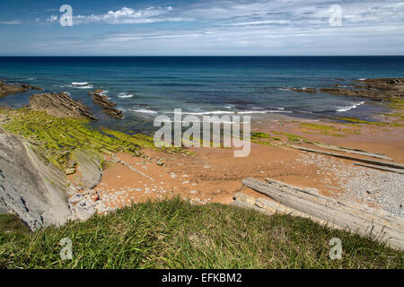 El Sable beach Suances Cantabria Spain Stock Photo - Alamy