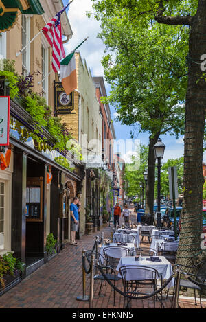 ALEXANDRIA, Virginia, United States — The bar area at The Majestic ...