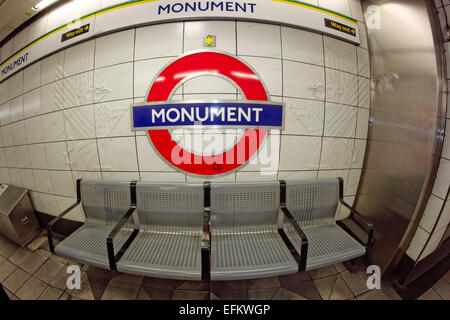 Monument London Underground Station The City Of London UK Stock Photo ...