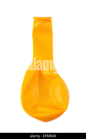 Not inflated balloon isolated Stock Photo - Alamy