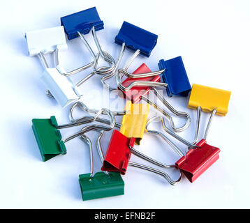 Fold Back Paper Clips Stock Photo - Alamy