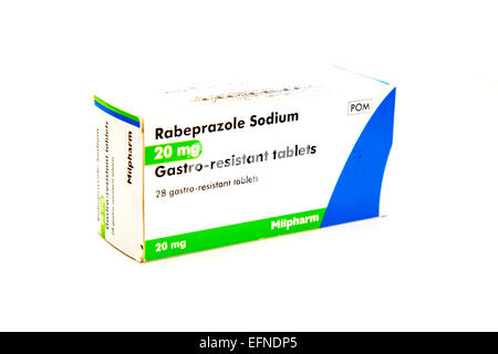Rabeprazole drug gastro resistant antacid indigestion heartburn remedy ...