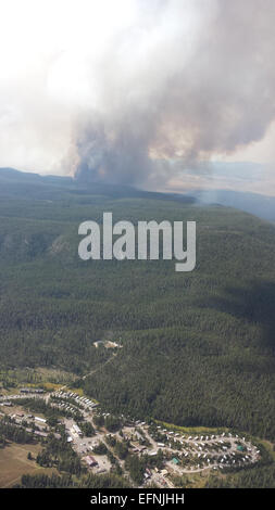 The Druid Complex fire activity in Yellowstone National Park ...