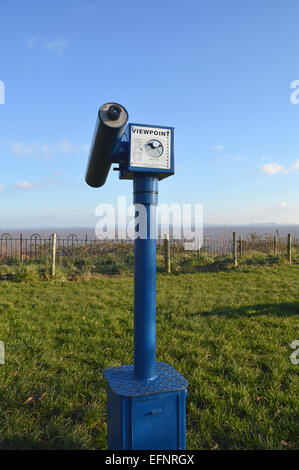 Beach viewing telescope Stock Photo - Alamy