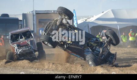 Johnson Valley CA. 6th Feb, 2015. Thousands of trailers and RV's create ...