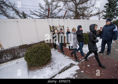 Warsaw, Poland. 8th February 2015. Prison cell during Open Day in ...