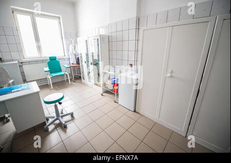 Warsaw, Poland. 8th February 2015. Prison cell during Open Day in ...