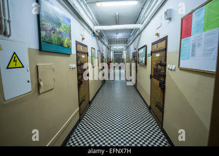 Warsaw, Poland. 8th February 2015. Prison cell during Open Day in ...