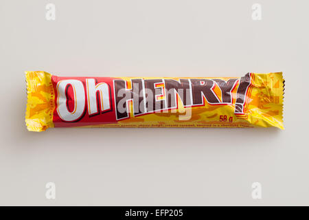A Oh Henry! candy bar. Canadian packaging shown Stock Photo - Alamy
