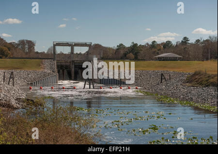 Moss Bluff Spillway Dam located in Marion County Florida and operated ...