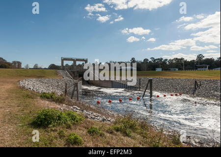 Moss Bluff Spillway Dam located in Marion County Florida and operated ...