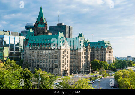 Confederation Building in the center of Ottawa, Ontario, Canada, North ...