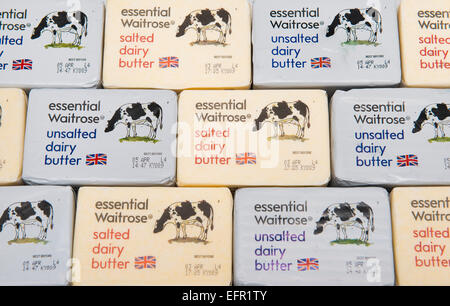 Essential Waitrose salted dairy butter Stock Photo - Alamy