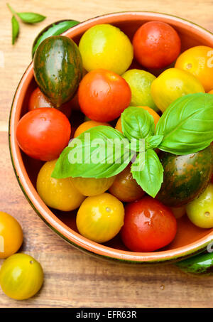 Heirloom mini tomatoes vegetable Stock Photo - Alamy