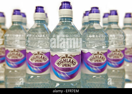 Bottles of Highland Spring water Stock Photo - Alamy