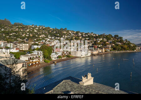 WATERFRONT SAUSALITO SAN FRANCISCO BAY MARIN COUNTY CALIFORNIA USA ...