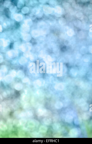 Abstract Blue Bokeh Background: Soft Circular Light Patterns for a ...