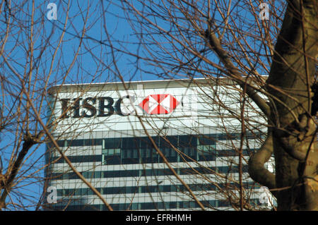 HSBC head office in Canary Wharf, London, England Stock Photo - Alamy