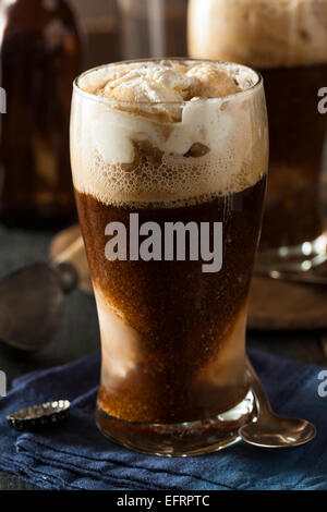 Frozen Dark Stout Beer Float with Ice Cream Stock Photo - Alamy