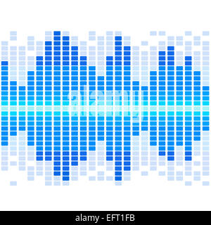 Techno equalizer, abstract technology vector background Stock Photo - Alamy