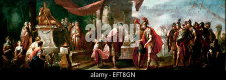 Aeneas Arriving in Latium 1760 Johann Andreas Herrlein 1723 - 1796 ...