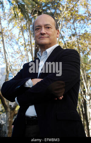 Portrait. Gustavo Martín Garzo, Spanish author and writer, in Barcelona ...