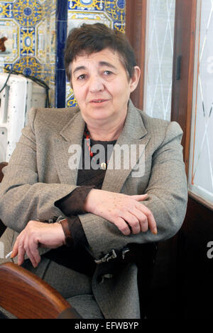 Portrait. Ana Maria Moix Spanish writer and author, at Casa Leopoldo ...