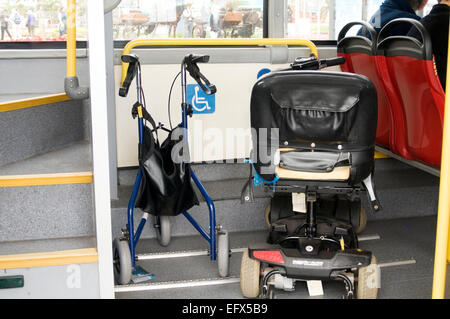 disabled access bus buses mobility scooter scooters on in a walker old ...