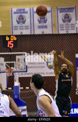 Ploiesti, Romania ROU. 11th Feb, 2015. Jarvis Hayes #24, Christopher ...