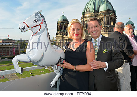 German nobility attending a reception ahead of 124th Grosser Preis ...