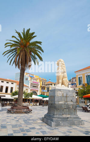 Samos Town - Street Scene Stock Photo - Alamy