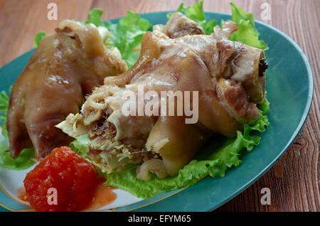 Crubeens - Irish food made of boiled pigs' feet Stock Photo - Alamy