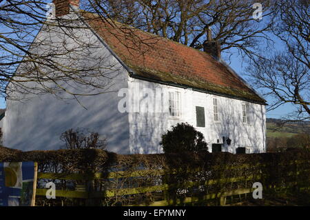 George Stephenson's birthplace near Wylam North East England UK Stock ...