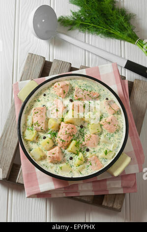 Kalakeitto. Finnish fish stew Stock Photo - Alamy