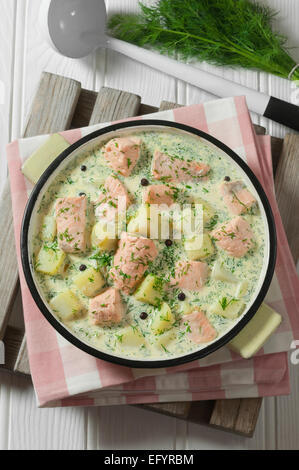 Kalakeitto. Finnish fish stew Stock Photo - Alamy